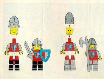 LEGO Instructions for set 677 Knight's Procession, Castle - Classic