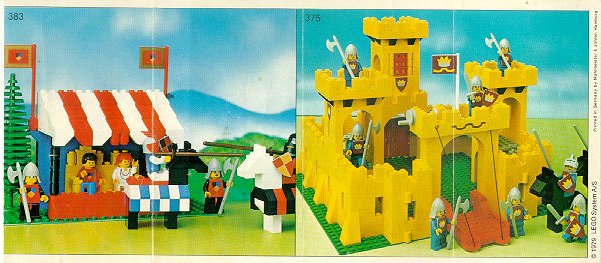 LEGO Instructions for set 677 Knight's Procession, Castle - Classic