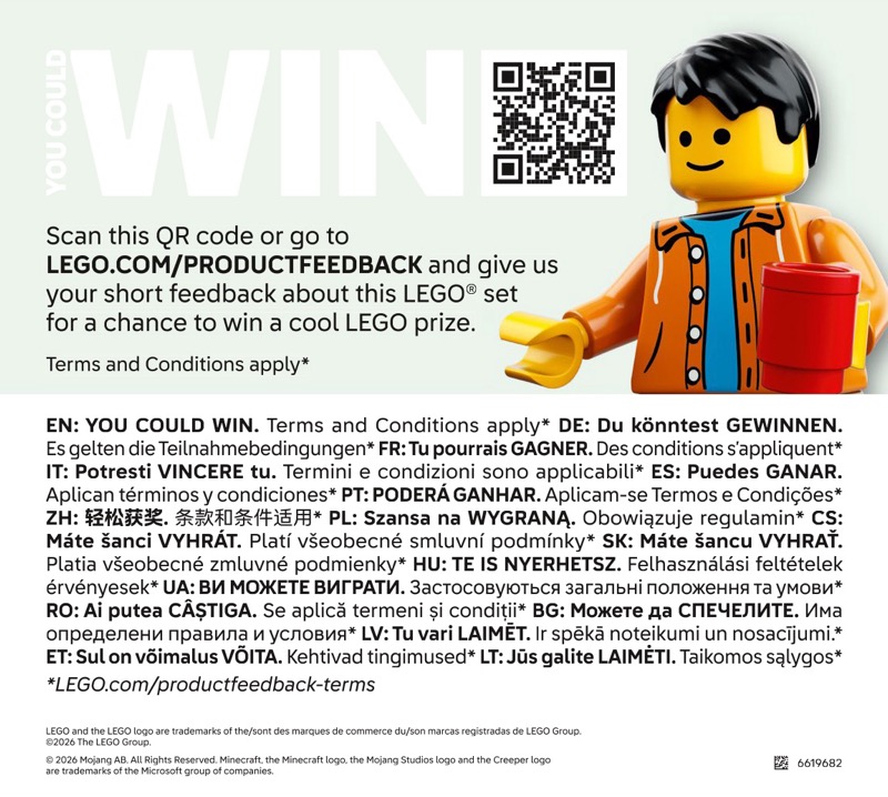 LEGO Instructions for set 21587 Zombie Dungeon, Minecraft - Minifig-scale