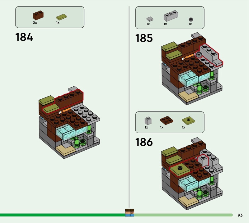 LEGO Instructions for set 21589 Mini Biomes, Minecraft - Microscale