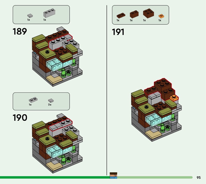 LEGO Instructions for set 21589 Mini Biomes, Minecraft - Microscale