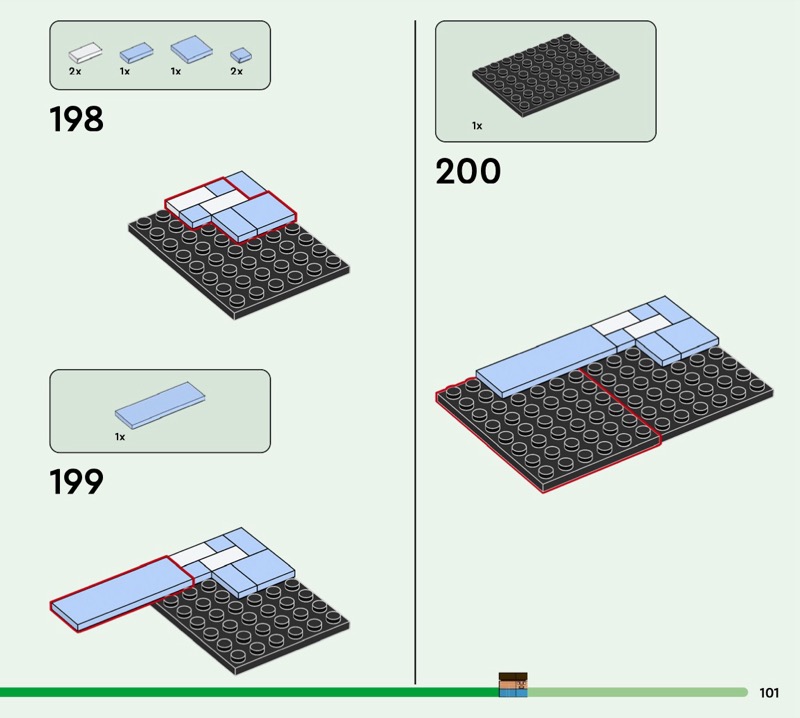 LEGO Instructions for set 21589 Mini Biomes, Minecraft - Microscale