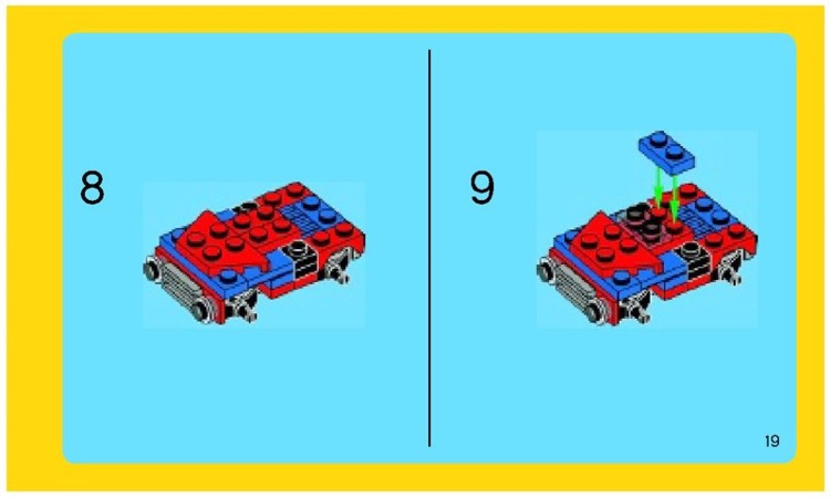 LEGO Instructions for set 31000 Mini Speeder, Creator - 3 in 1