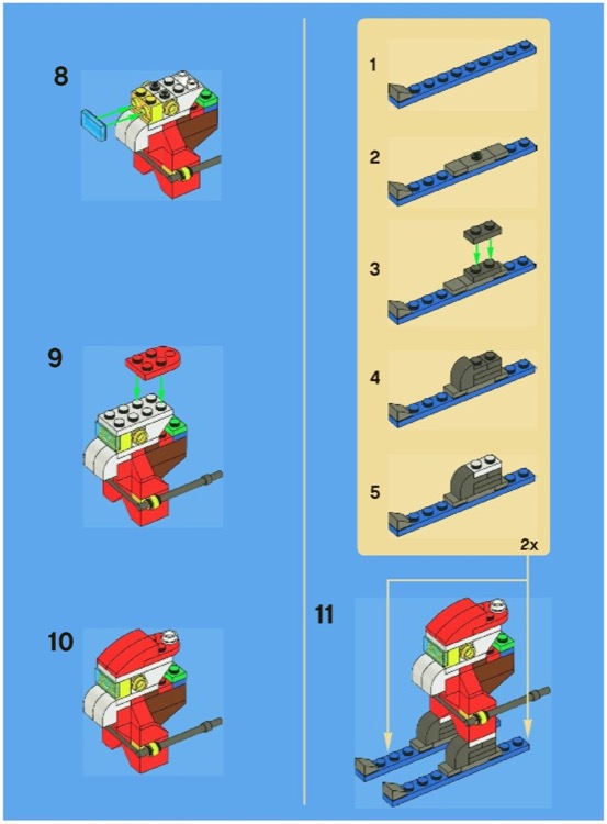 LEGO Instructions for set 40000 Cool Santa Set, Seasonal - Christmas