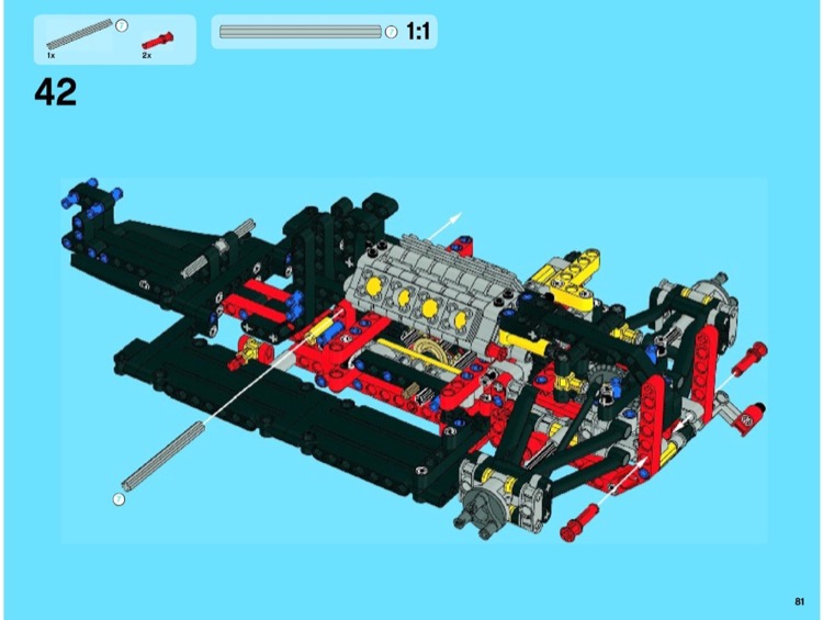 LEGO Instructions for set 42000 Grand Prix Racer, Technic - {None}