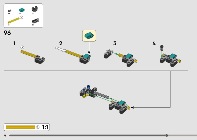 LEGO Instructions for set 42222 Bugatti Chiron Pur Sport, Technic ...