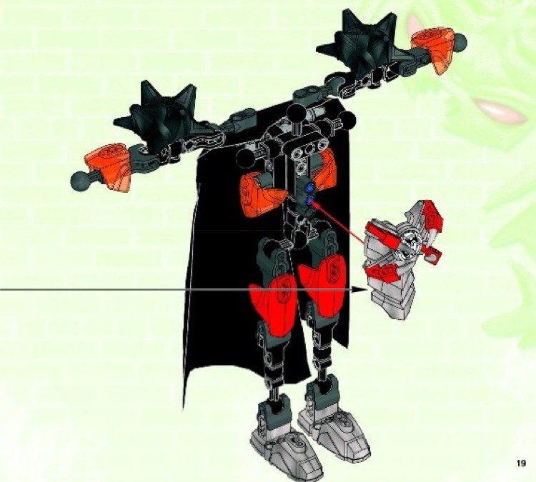 LEGO Instructions for set 44000 FURNO XL, HERO Factory - Brain Attack