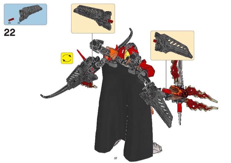 LEGO Instructions for set 44000 FURNO XL, HERO Factory - Brain Attack