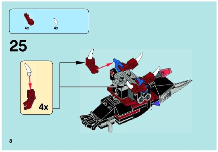 LEGO 70000 Razcal's Glider Instructions, Legends of Chima - The Power ...