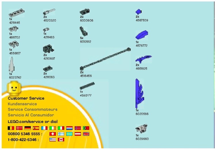 LEGO 70000 Razcal's Glider Instructions, Legends of Chima - The Power ...