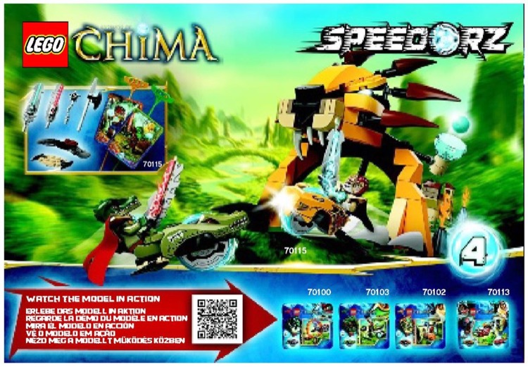 LEGO 70000 Razcal's Glider Instructions, Legends of Chima - The Power ...