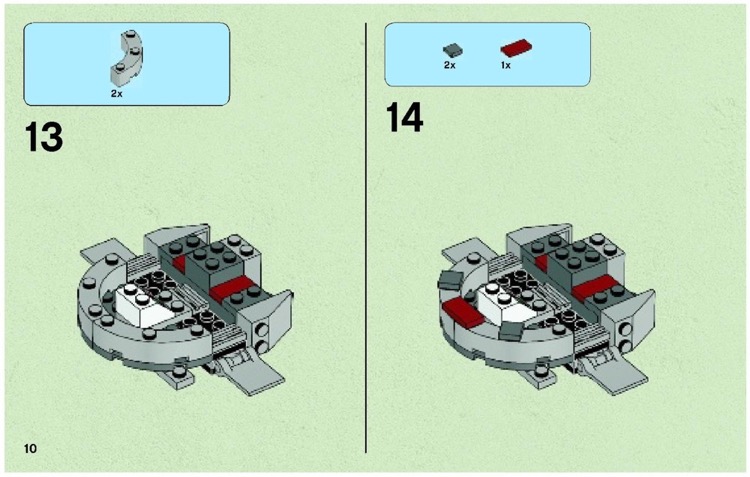LEGO Instructions for set 75000 Clone Troopers vs. Droidekas, Star Wars ...