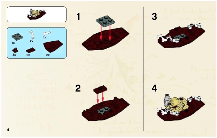 LEGO Instructions for set 79000 Riddles for the Ring, The Hobbit - An ...