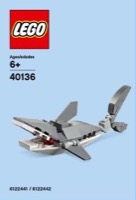 LEGO 40136 Shark Instructions, Promotional - Monthly Mini Model Build